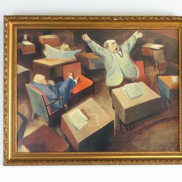 WILLIAM GROPPER "The Senate" MOMA Museum of Modern | Urban Rummage ...