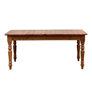 Ethan Allen Farmhouse Pine Farm Table With Drawer | 2nd Story Trading ...