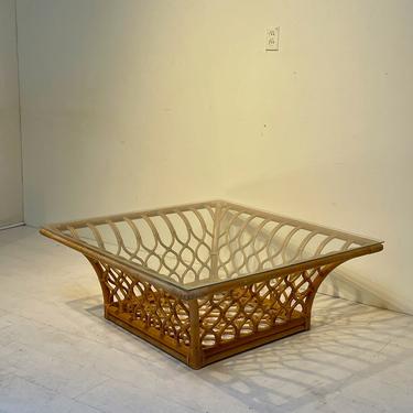 Woven Rattan Square Coffee Table | Xcape - Long Beach, CA | ATTIC