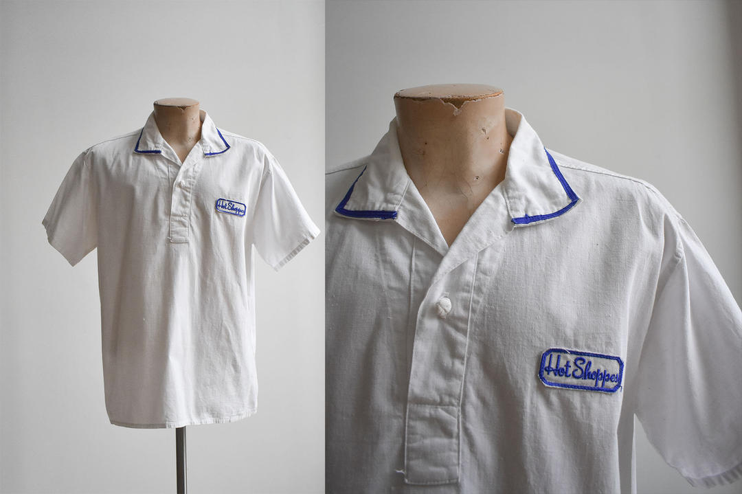 Vintage Marriott Marquis Hot Shoppes Uniform Shirt | Milk & Ice ...