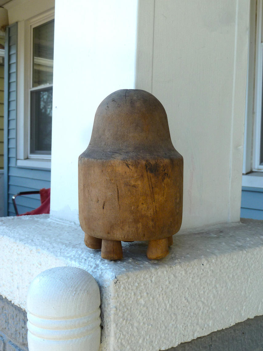 Antique Wooden Cabbage Pounder or Sauerkraut Packer ca 1800s - | Fly ...