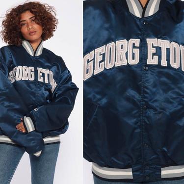 Georgetown Starter Jacket xl -- Satin Bomber Jacket 80 | Shop Exile ...