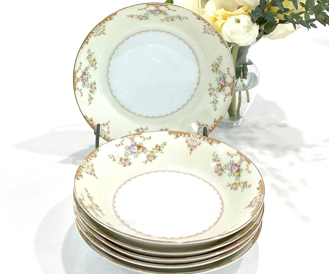 6 Vintage Meito China Japan Bowls in Marie Pattern 1939 | Dressing ...