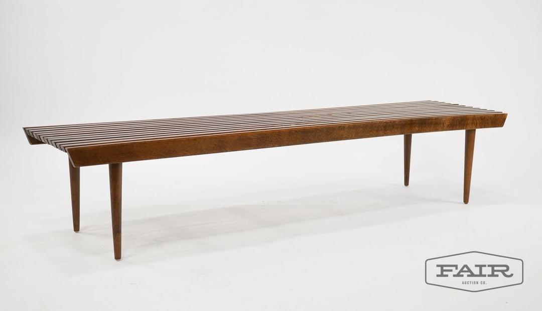 Extra Long Slat Bench/Coffee Table | Fair Auction Co | Fort Washington, MD