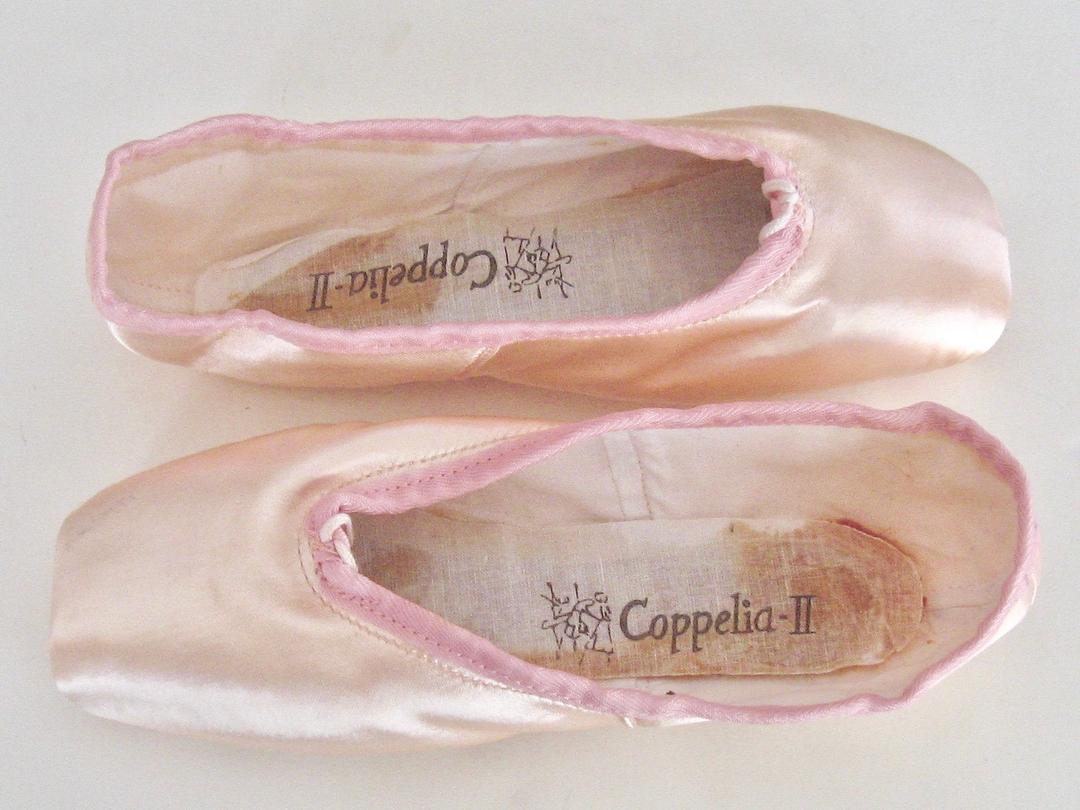 Vintage Chacott Pointe Shoes Ballet Toe Shoes, NOS Pink Satin ...