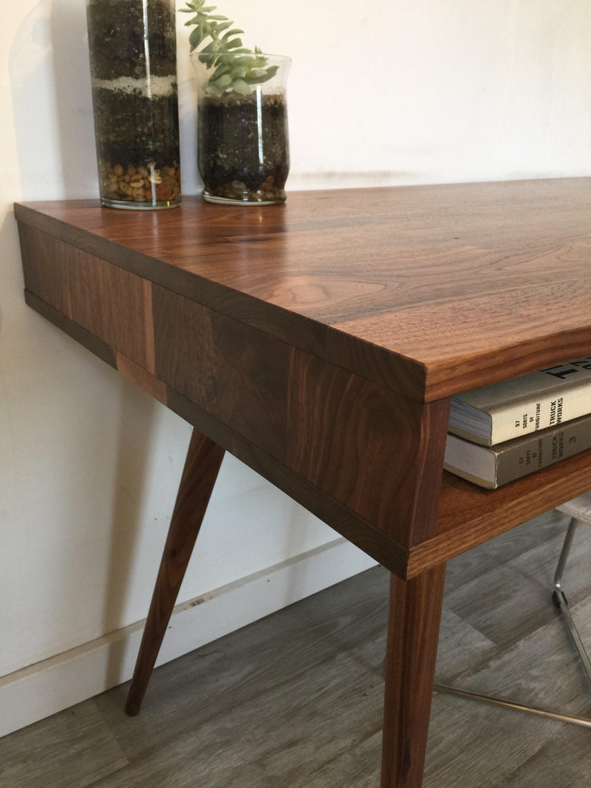 Mid Century Desk Open Without Drawers | Jeremiah Collection | San ...