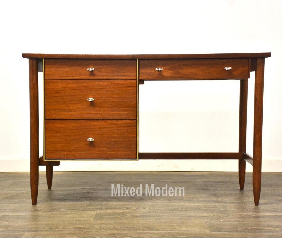 RWAY Walnut Mid Century Desk | Mixed Modern | Nashua, NH