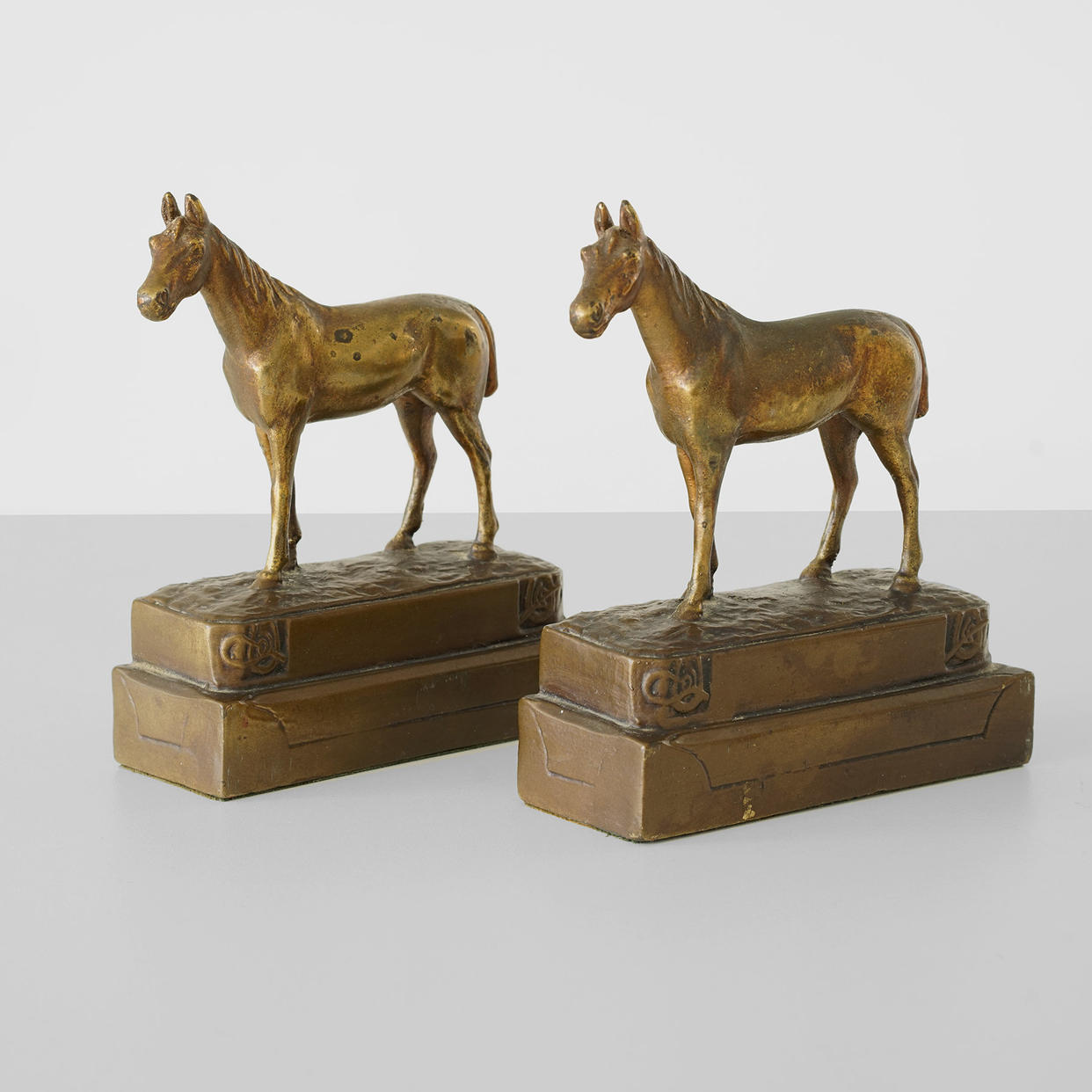 armor bronze horse bookends, horse bookends, art deco | Pulp - Holyoke ...