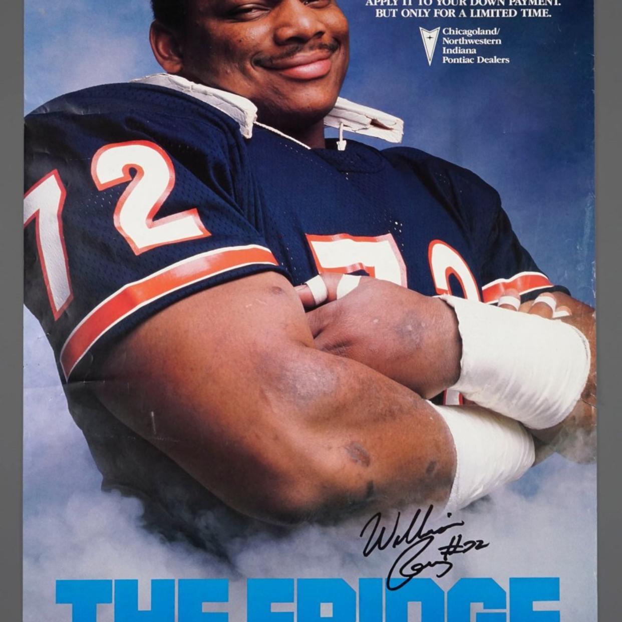 1986 William Perry The Fridge The Refrigerator Chicago Bears | Vintage ...