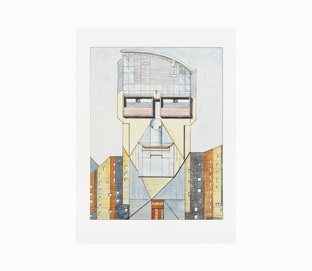 1991 Louis Hellman Postcard Ralph Erskine Archi-Têtes Vintage Post Card ...