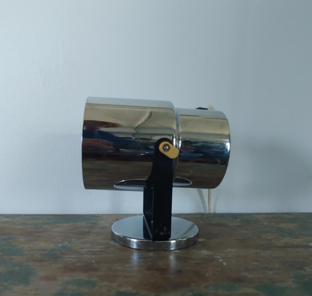 Mid Century Modern Chrome Adjustable Swivel Spotlight Wall Table Lamp ...