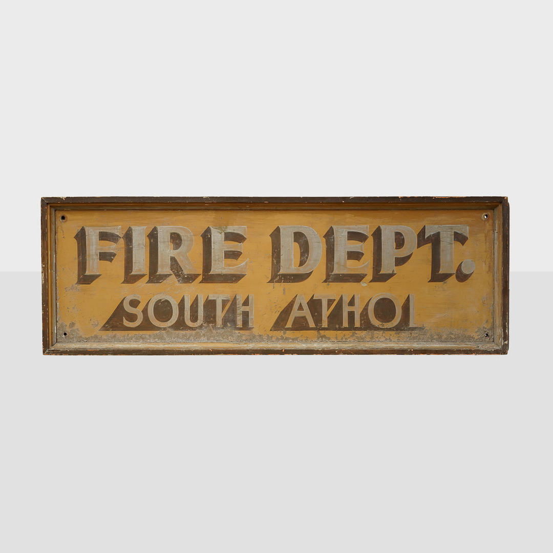 antique hand painted fire dept south athol sign, antique hand | Pulp ...