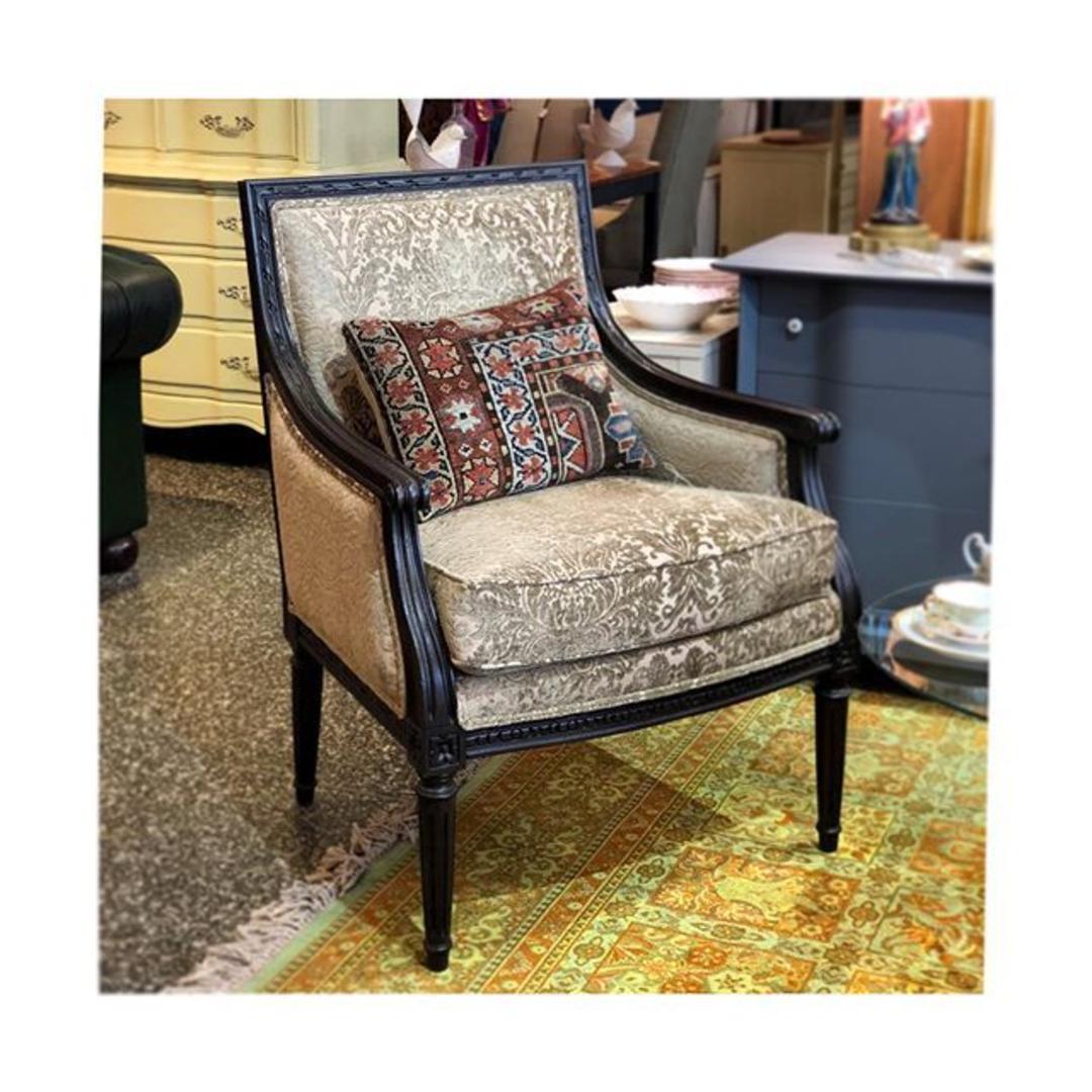 Ethan Allen Brocade Chair // | Miss Pixies | Adams Morgan - Washington, DC