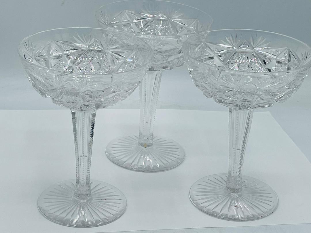 Rare Antique Libbey "Colonna" pattern American Brilliant Cut ...