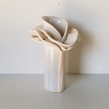 1980's Vintage Demery Sculptural Art Pottery Vase | Miami Vintage Decor ...