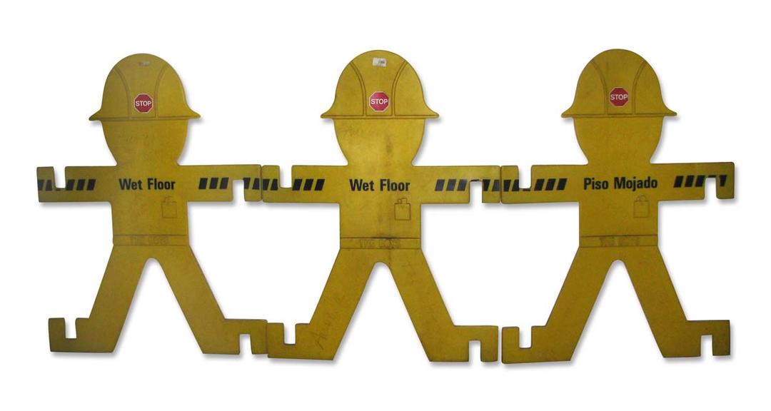 Vintage Men Shaped Wet Floor Sign | Olde Good Things | Manhattan - New ...
