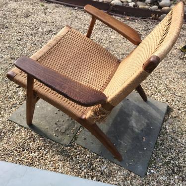 Hans Wegner CH25 Carl Hansen Son Rope Rush | Brain Washington - Silver ...