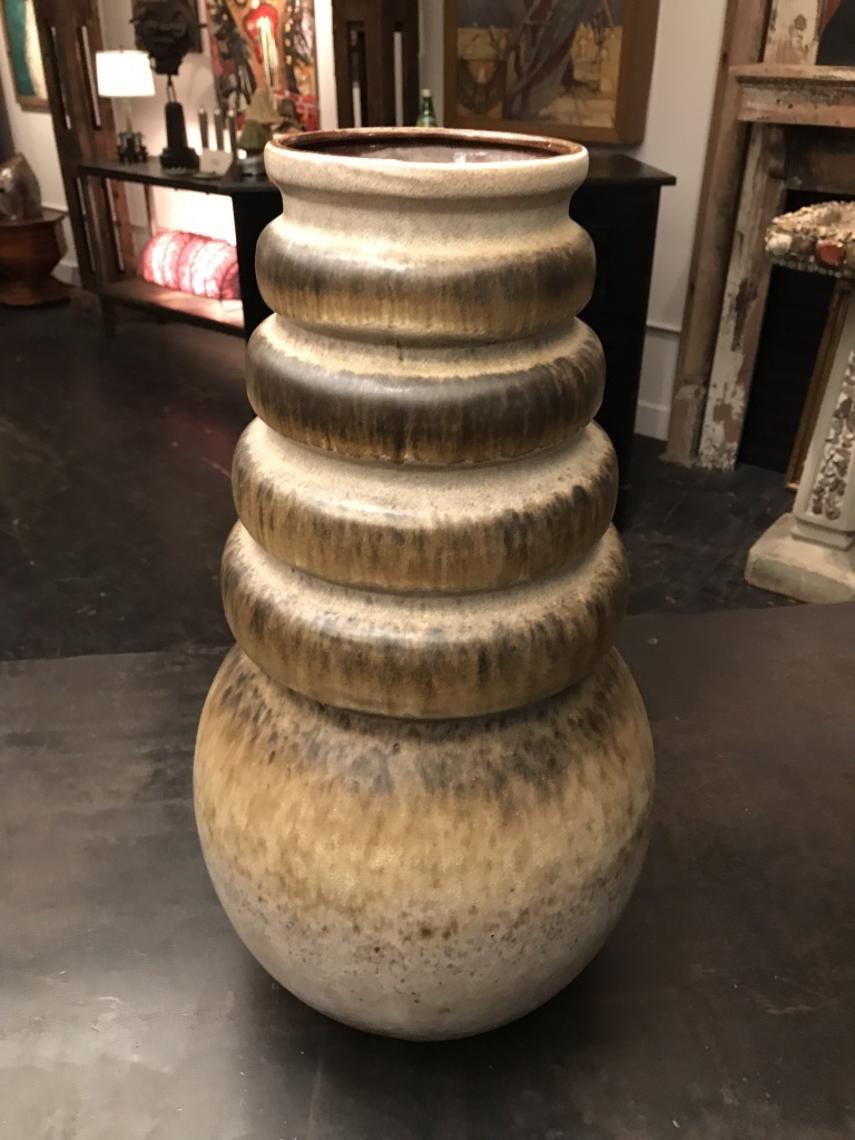 Brown and Gray Glazed Ceramic Vessel | Kirk Albert | Georgetown ...