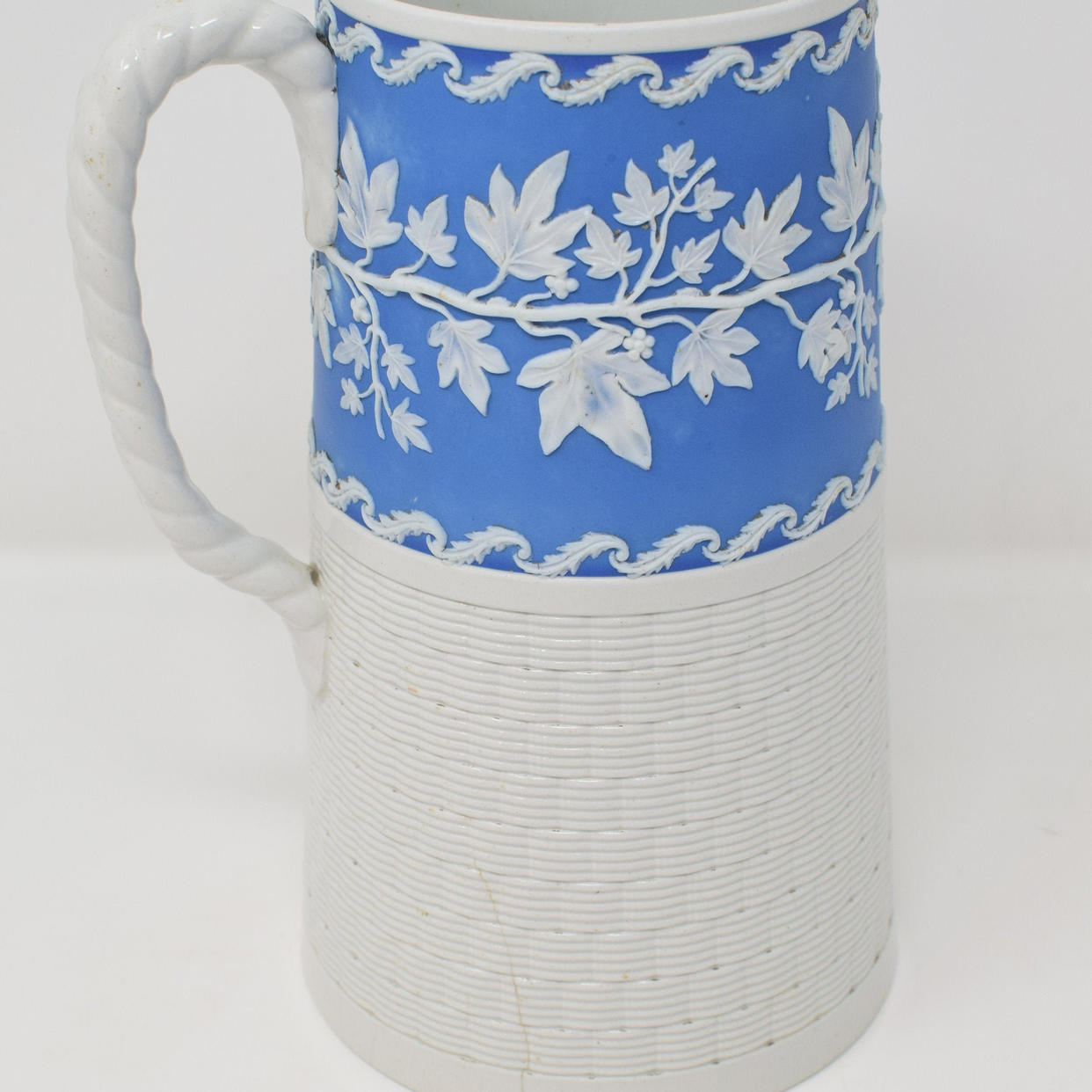 Dudson Jasperware Style Pitcher with Grape Vine Motif | Capitol Vintage ...