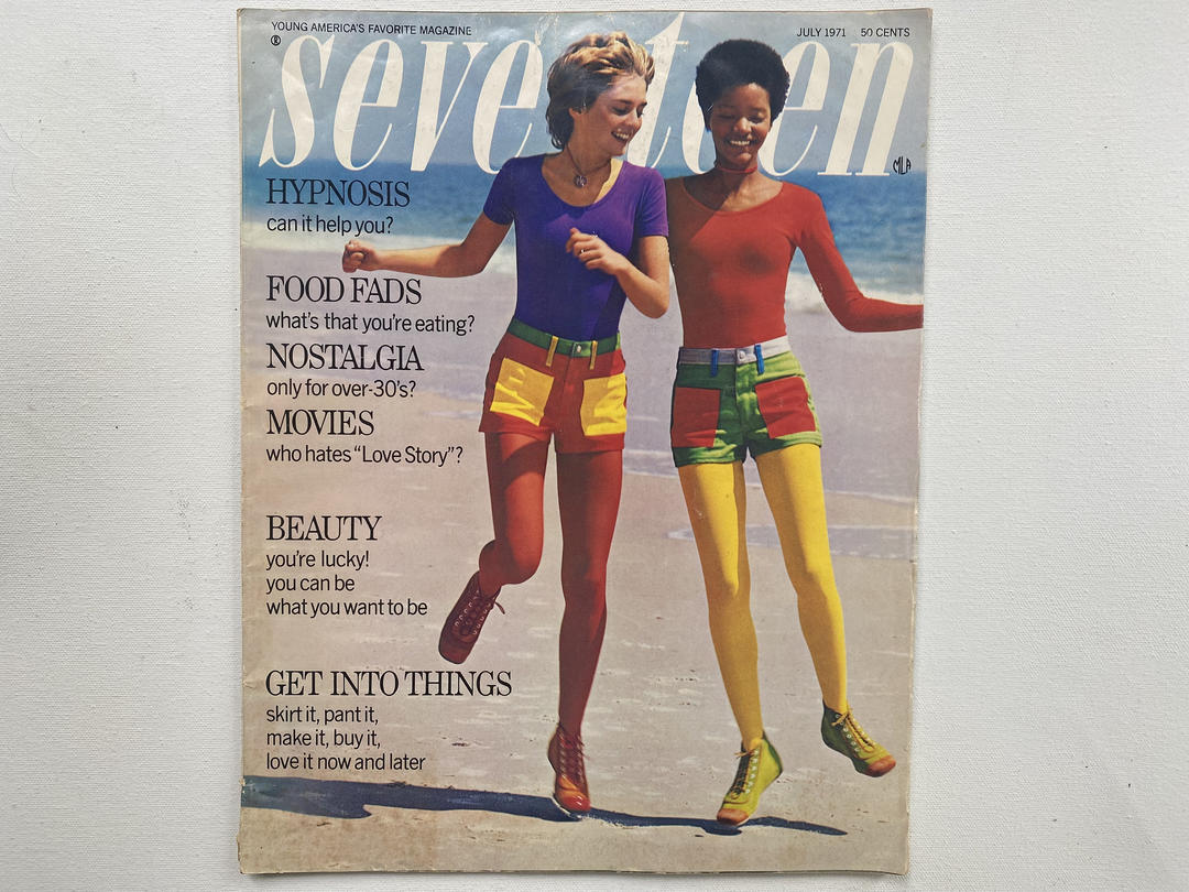Vintage 70's Seventeen Magazine, July 1971, 70's Fashion Magazine ...