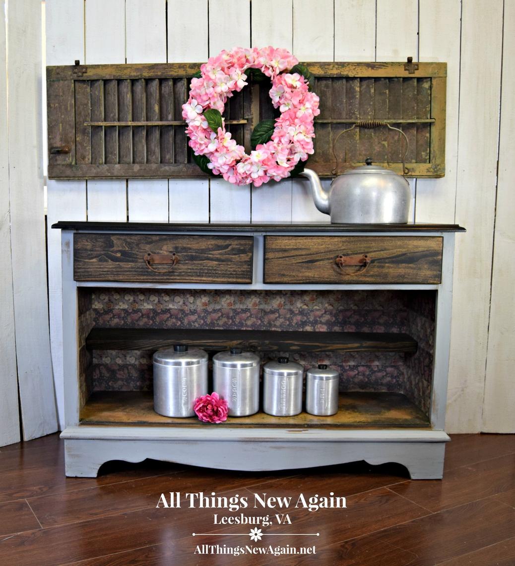 Rustic Gray Buffet | Farmhouse Buffet | Rustic Sideboard | Farmhouse ...