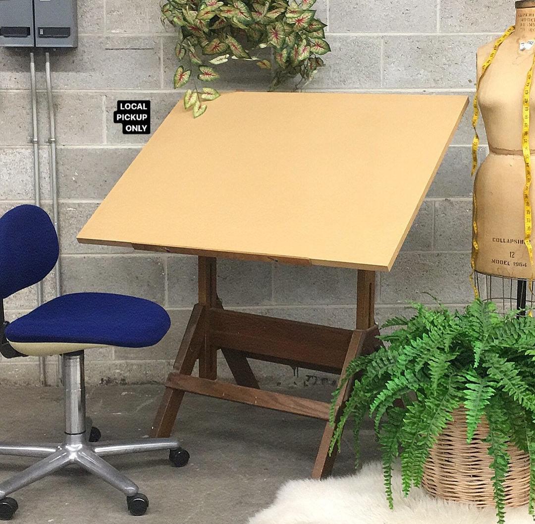 LOCAL PICKUP ONLY ———— Vintage Hamilton Industries Drafting Table ...