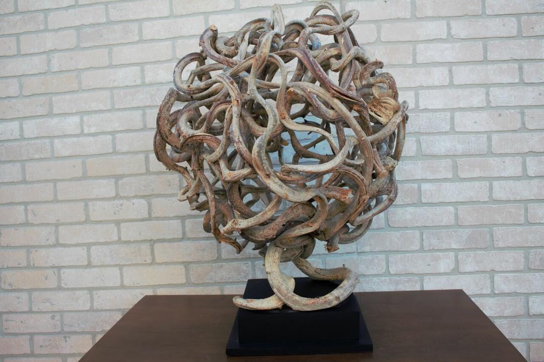 Extra Large Mounted Tree Root Ball Sculpture | Vintage Grind House ...