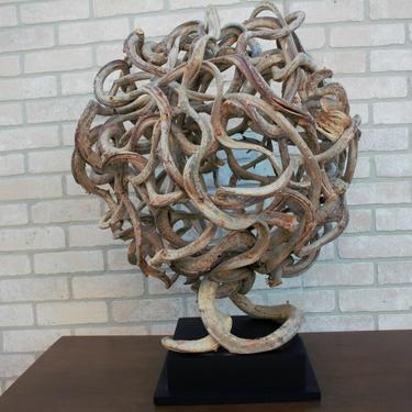 Extra Large Mounted Tree Root Ball Sculpture | Vintage Grind House ...