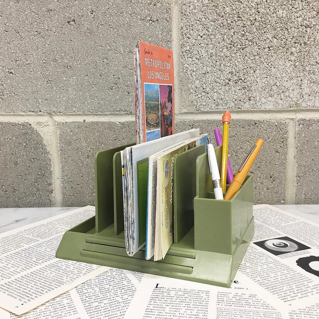 Vintage Desk Organizer Retro 1960s Mid Century Modern + Max Klein ...