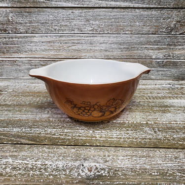 Vintage Old Orchard Pyrex, Pyrex Mixing Bowl, 441 Cinderella Baking ...