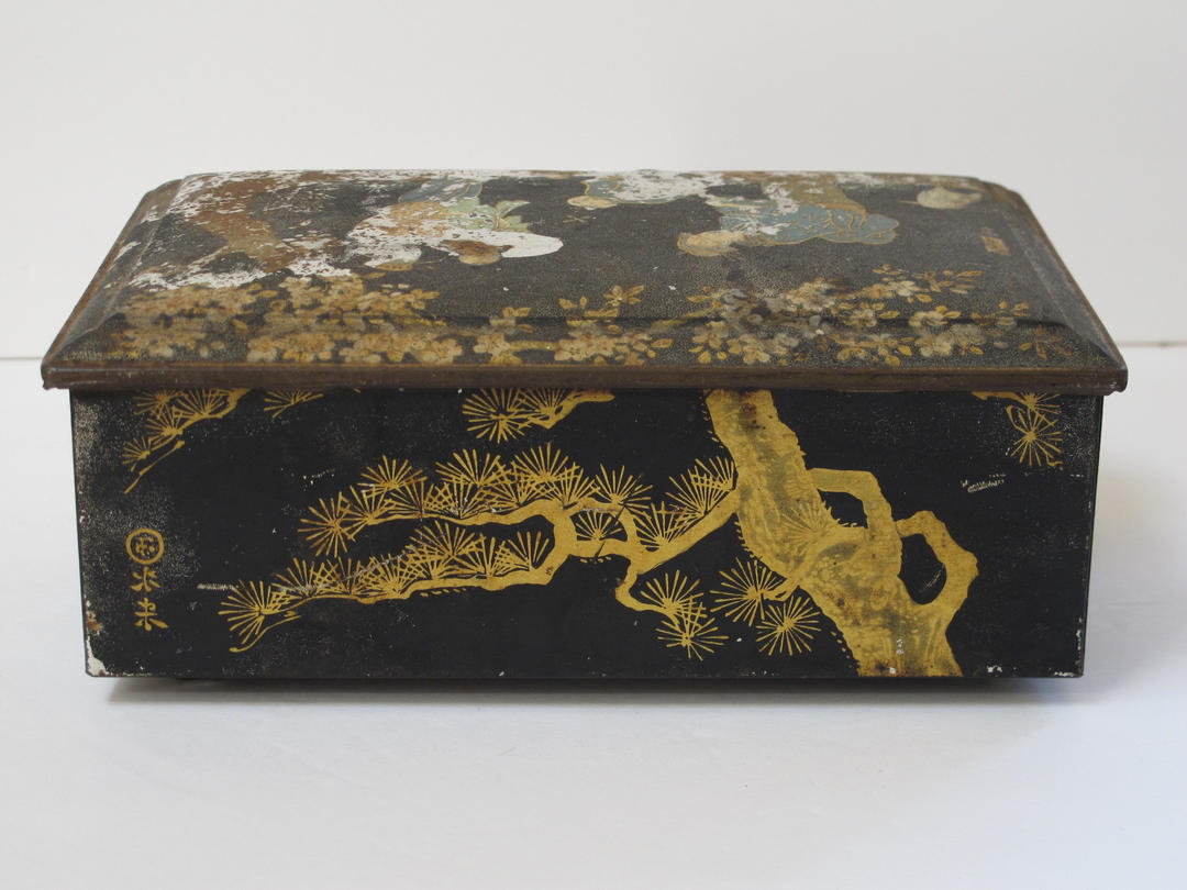 Antique Rileys Toffee Tin Rare Japanese Tin Box Vintage English | All ...