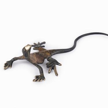 Michael Storey Bronze Lizard Sculpture Mid Century Modern | Vintage ...