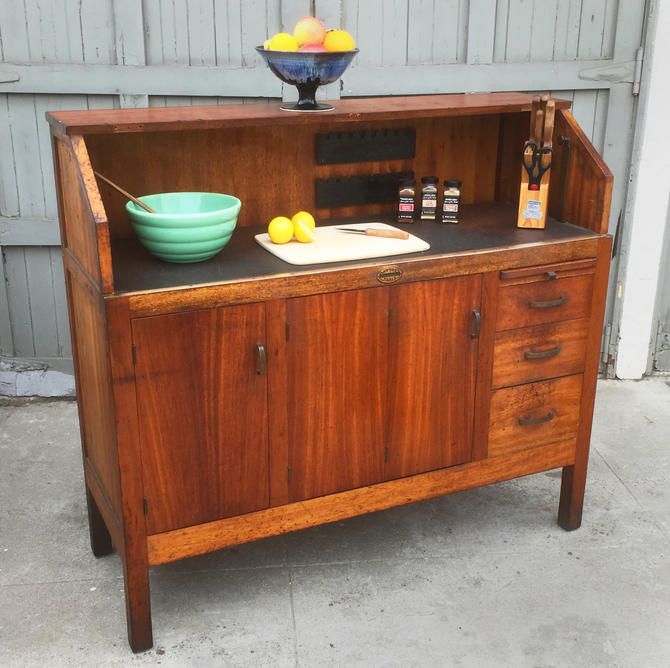 Vintage Moore Precision Tools mahogany workbench | Vintage Visions ...