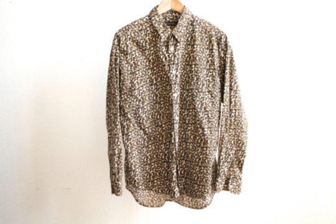 vintage SEINFELD kramer 90s long sleeve PAISLEY sleeve button up ...