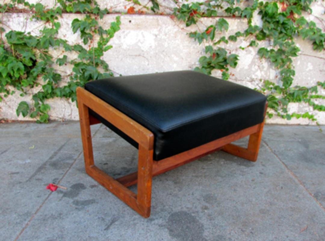 Mid Century Angled Foot Stool | Sunbeam Vintage | Highland Park - Los ...