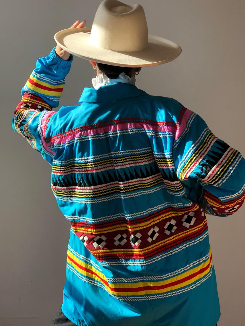 Vintage Rare Seminole Tribe Patchwork Jacket | Florida Seminole ...