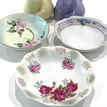 3 Vintage Hand Painted Bowls Nippon Weimar and ACS | Dressing Vintage ...