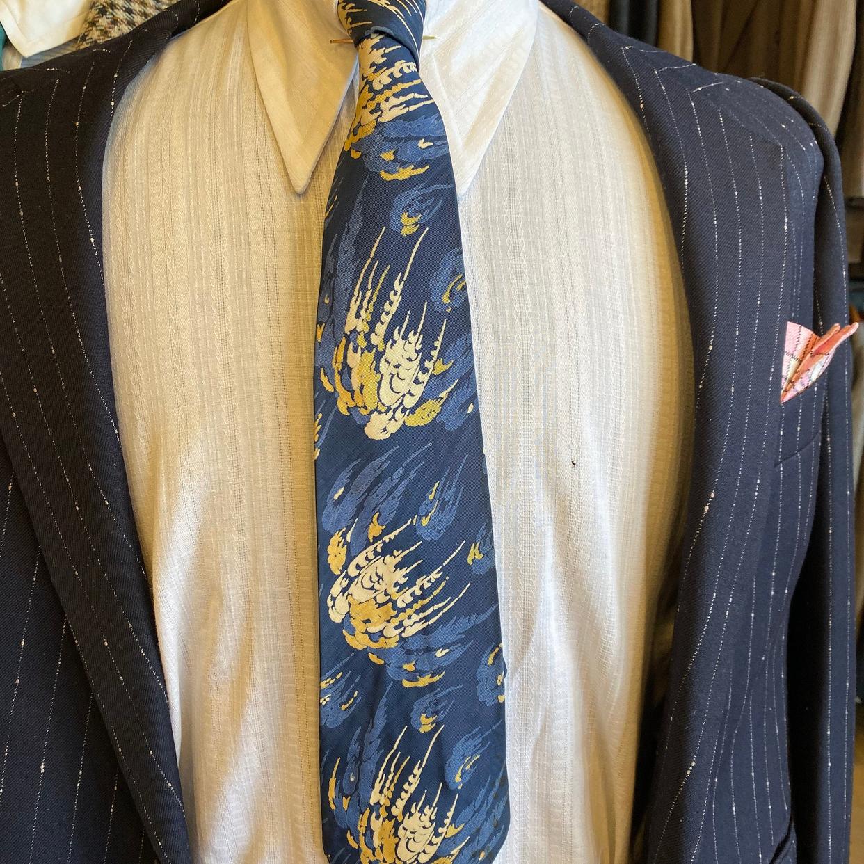 Vintage Men's 1940s Cheney Cravats Necktie Tie | Paper Moon Vintage ...