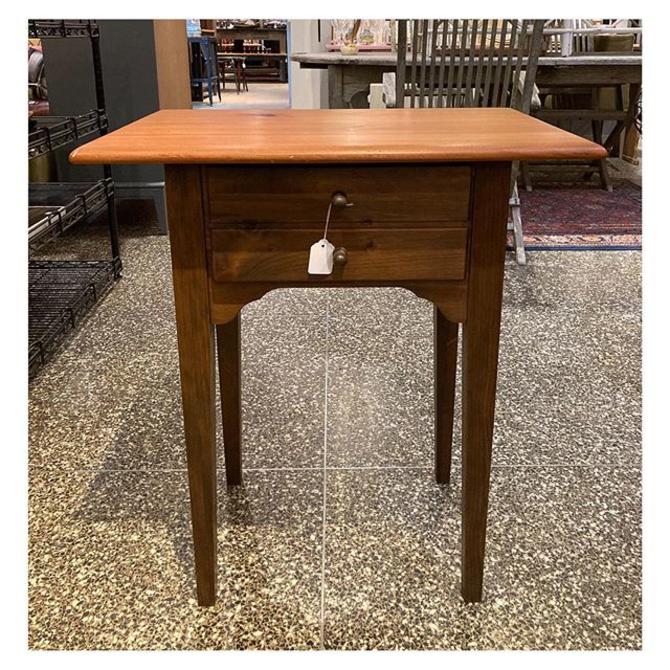 Yield house’ pine beside/side table with one drawer 25” wide / 17 ...