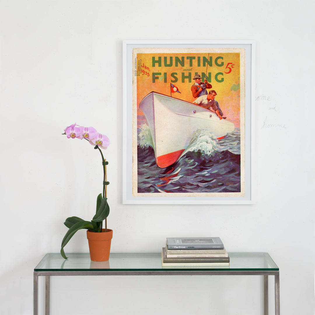hunting and fishing magazine cover art, hunting magazine cover art ...