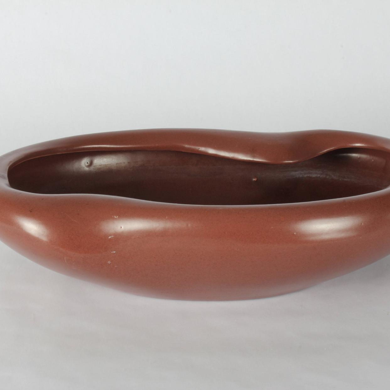 Vintage Haeger Maroon Kidney Shaped Planter, Stoneware, Pottery, | 1882 ...