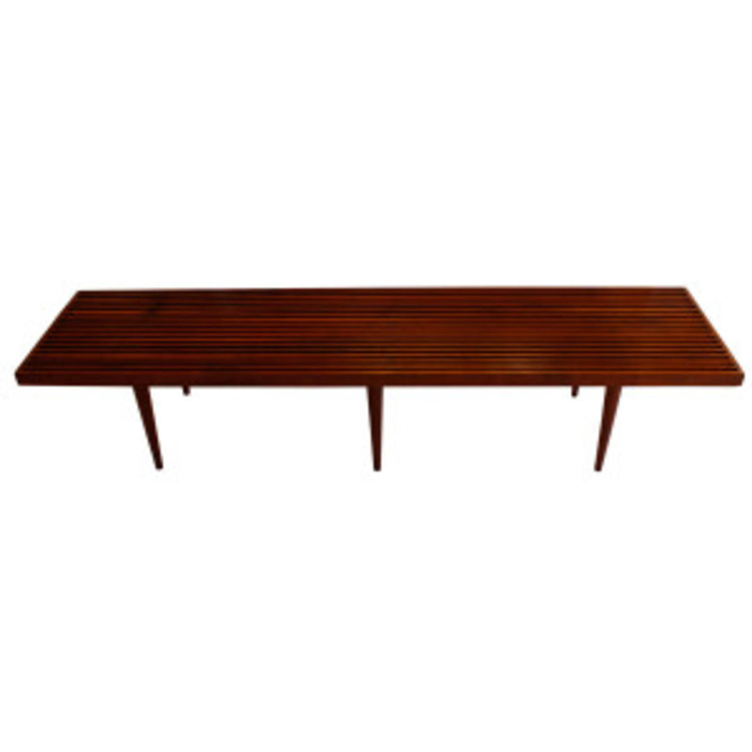 Long MCM Slat Bench / Coffee Table | Modern Mobler | Takoma, DC ...