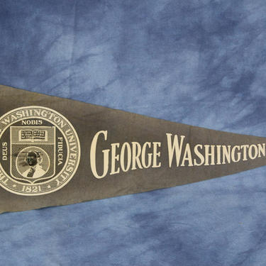 Vintage George Washington University Pennant | Vintage Goofball ...