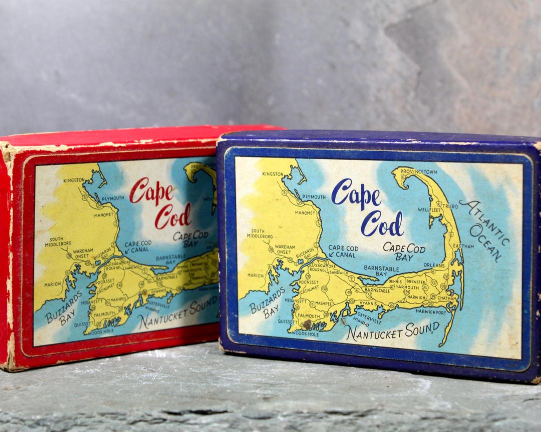Cape Cod Playing Cards, 2 Complete Decks including Jokers, Circa 1960s ...