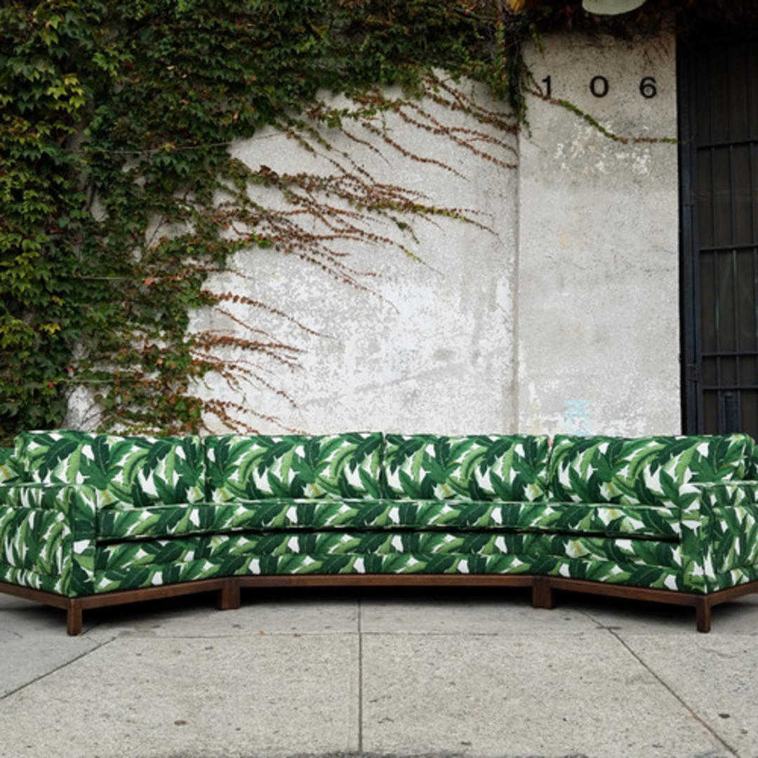 Vintage palm leaf sofa | Sunbeam Vintage | Highland Park - Los Angeles, CA