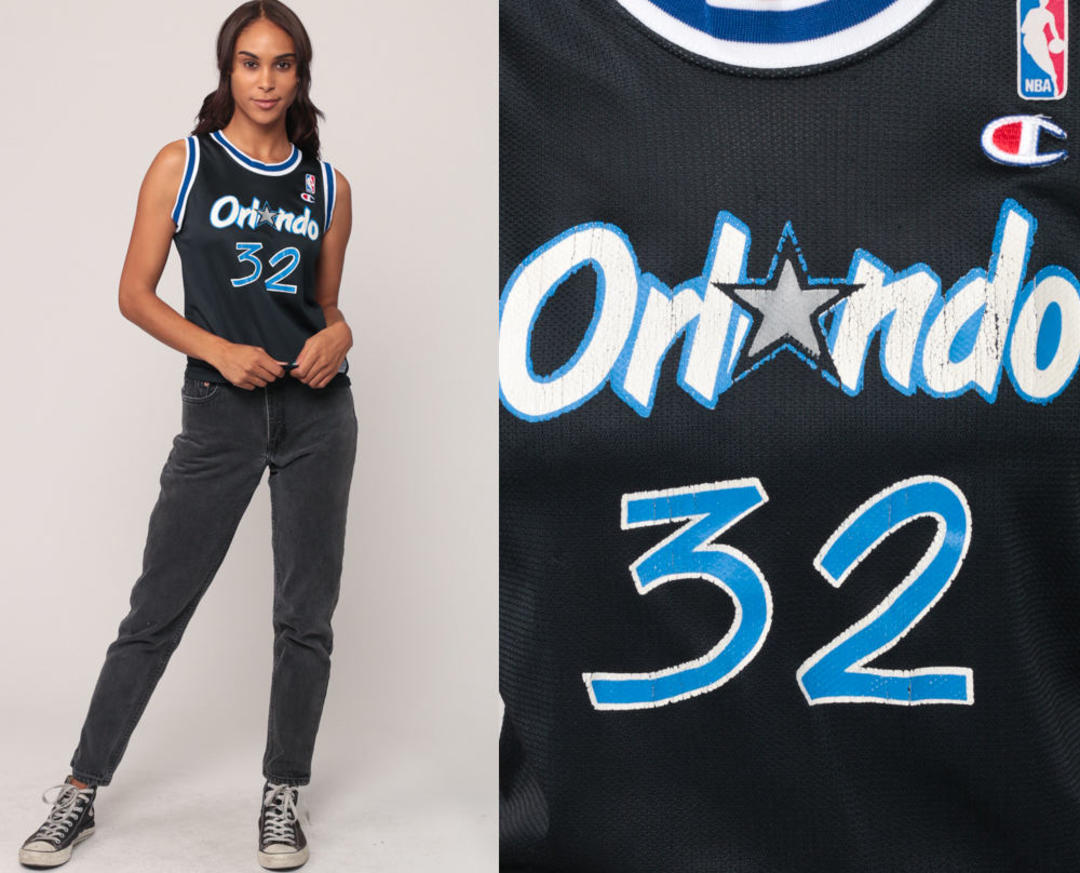 Shaquille O'Neal Jersey Orlando Magic Basketball Jersey Shaq 32 ...