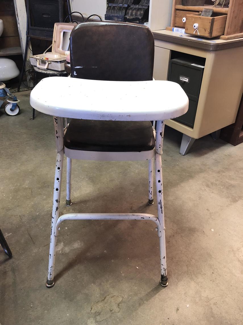 Vintage Metal High Chair | Earthwise Architectual Salvage (Tacoma ...