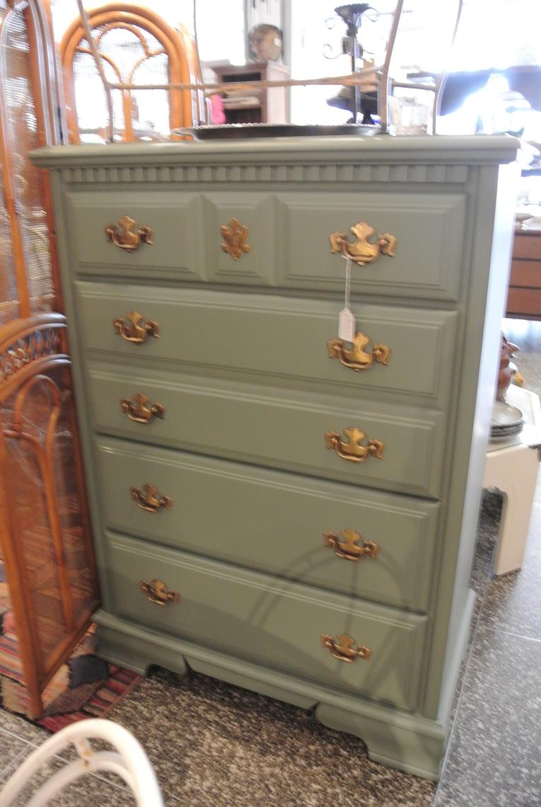 Tall Sage green Dresser- $350 | Miss Pixies | Adams Morgan - Washington, DC