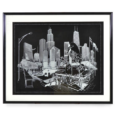 George Becker Illustration of Chicago | Pegboard Modern - Highland, IN ...