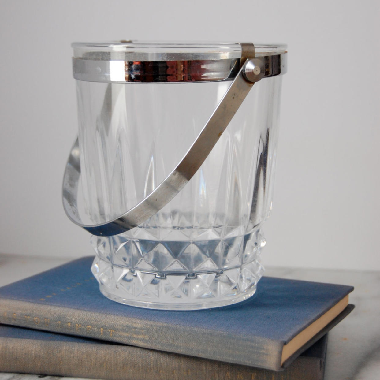 Vintage Mini Ice Bucket - Cristal d'Arques Cut | Pursuing Vintage ...
